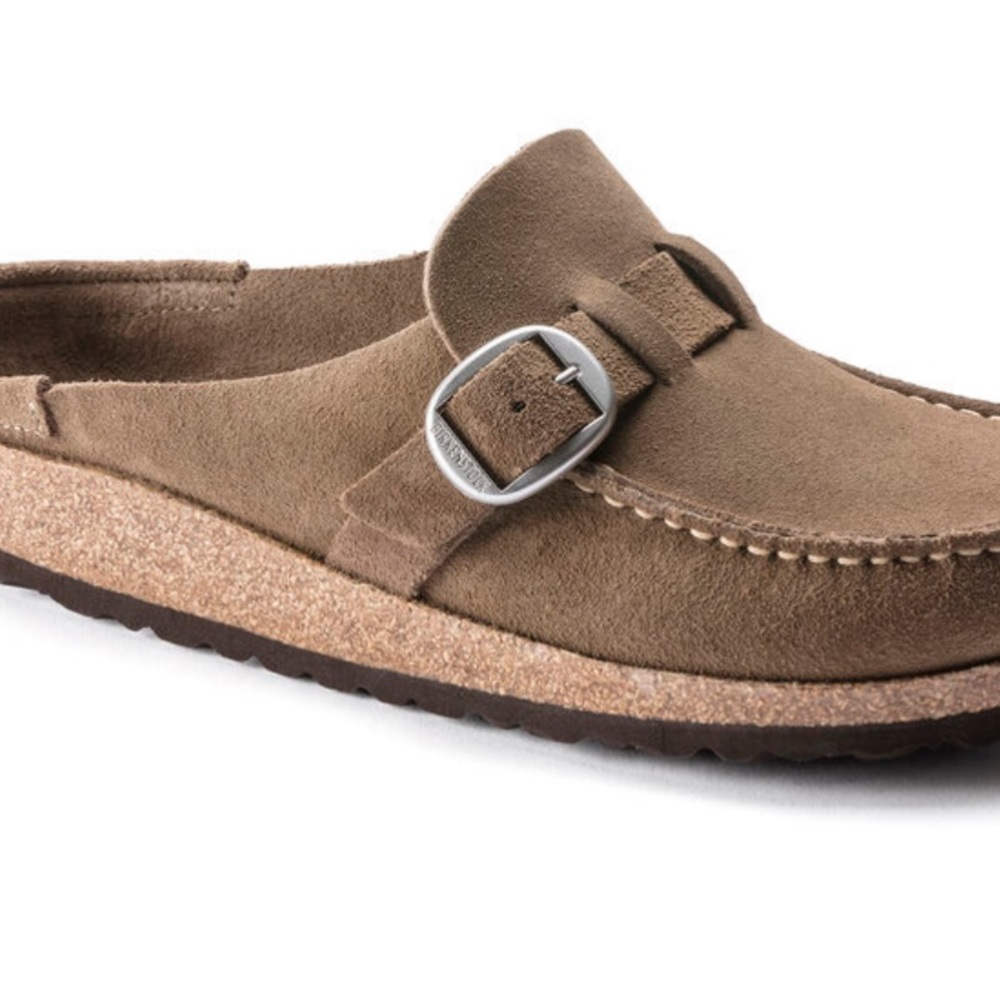 Birkenstock Buckley Suede Leather Clogs Size 40 - Gem